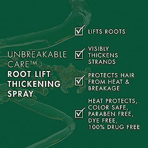 Nexxus Root Lift Thickening Spray Unbreakable Care with ProteinFusion Blend of Biotin, Keratin & Collagen Amino Acids, 6 oz