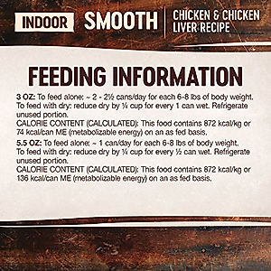 Wellness CORE Grain-Free Wet Cat Food, Natural Canned Food for Cats, (Indoor, Chicken, 3 oz Cans, Pack of 12)