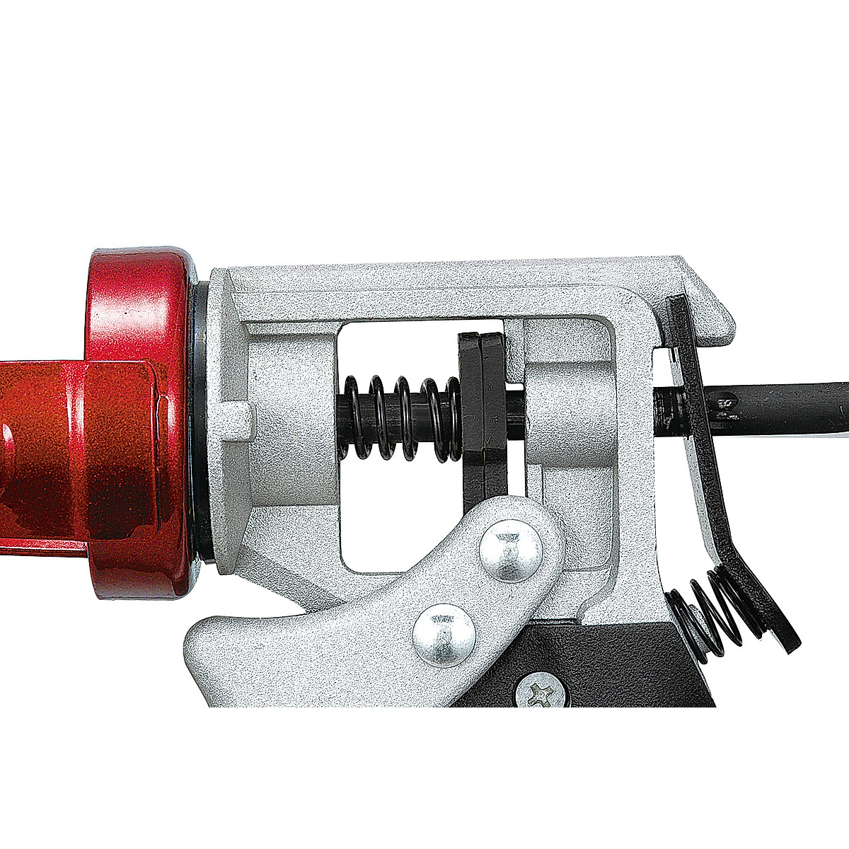 TAJIMA Caulk Gun - 1/10 Gallon (10 oz) Convoy Super Caulking Tool with Rotating Cradle & Auto Flow Stop - CNV-100SP