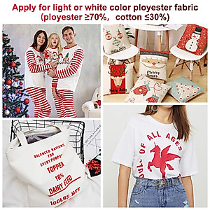 Sublimation Paper 100 Sheets 8.5 x 11 Inches 125gsm, for Any Inkjet Printer with Sublimation Ink Epson, Sawgrass, Heat Transfer Sublimation for Mugs T-shirts Light Fabric