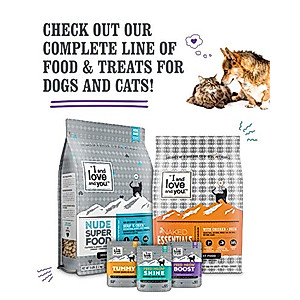"I and love and you" Naked Essentials Canned Wet Cat Food, Stew Variety Pack (Chicken, Salmon, Tuna), Grain Free, Real Meat, No Fillers, 3 oz (Pack of 12)