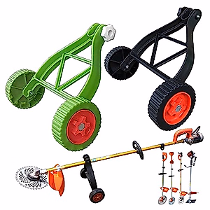 kmobruzy Adjustable Wheels Support Wheels Auxiliary Wheel Trimmer Attachment for Cordless Grass Trimmer for Comfortable Lawn Care Cutter