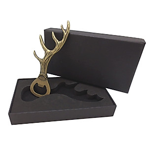 DIDI GOAL Deer Antler Cool Beer Bottle Opener, durable and portable, present for men, home, party, wedding, Christmas occasion gift (1)