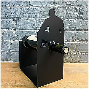 Tabletop Wine Holder Wine Bottle Racks , Funny Decoration Table Centerpiece Wine Display Stand, Freestanding Wine Storage for Kitchen Home Bar
