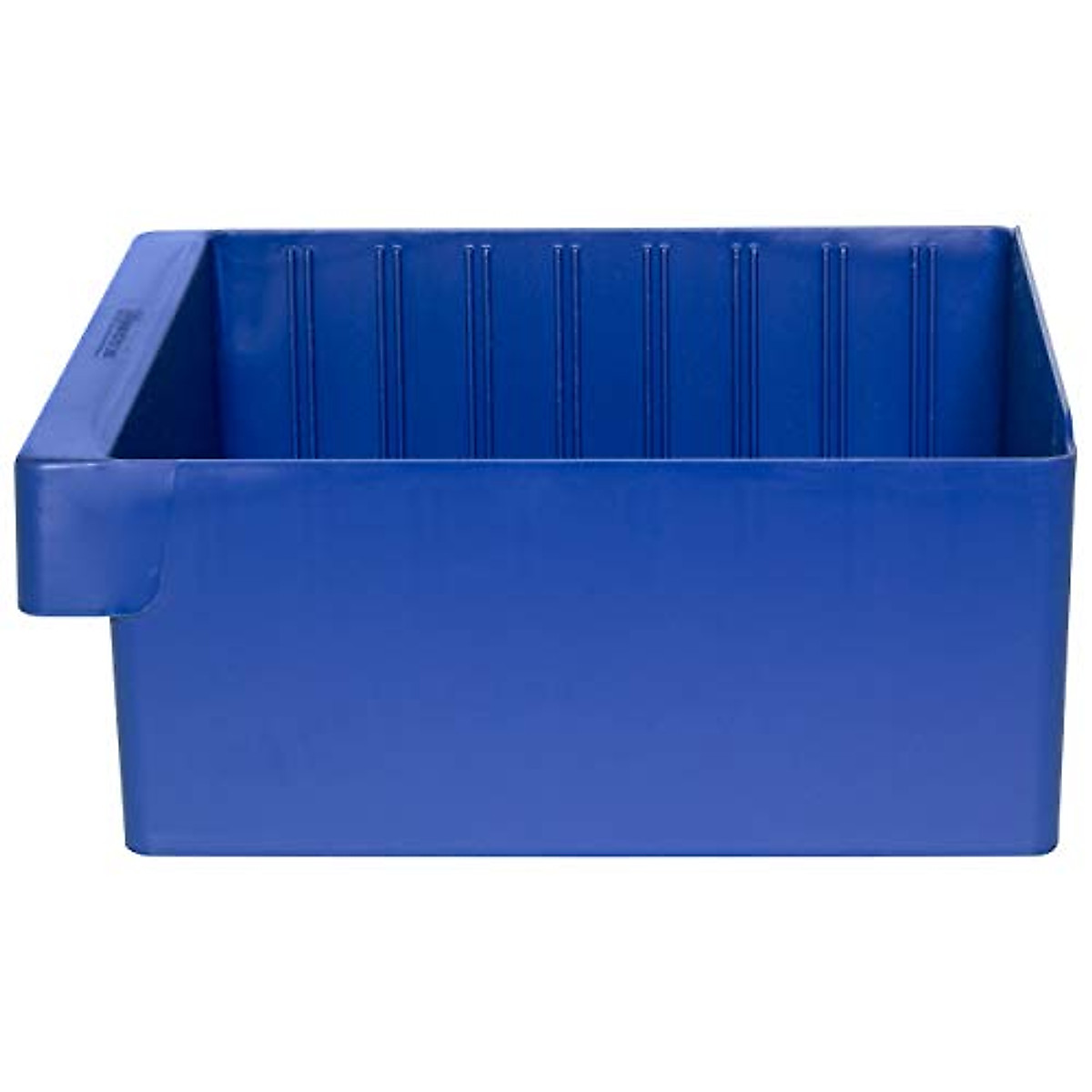 Akro-Mils 31112 AkroDrawer Stackable Plastic Storage Drawer Storage Bin, (11-5/8-Inch x 11-1/8-Inch x 4-5/8-Inch), Blue, (4-Pack)