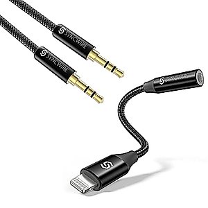 Syncwire Aux Cable and Lightning to 3.5mm Female Adapter - HiFi Sound