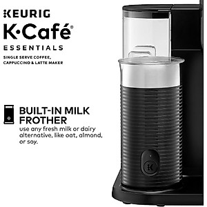 Keurig 5000365473 K-Cafe Essentials Single Serve K-Cup Coffee Maker (Renewed)