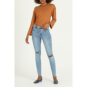 Dear John10 High Rise Pixie Skinny in Velez DPM12A457VLZ (33) Blue