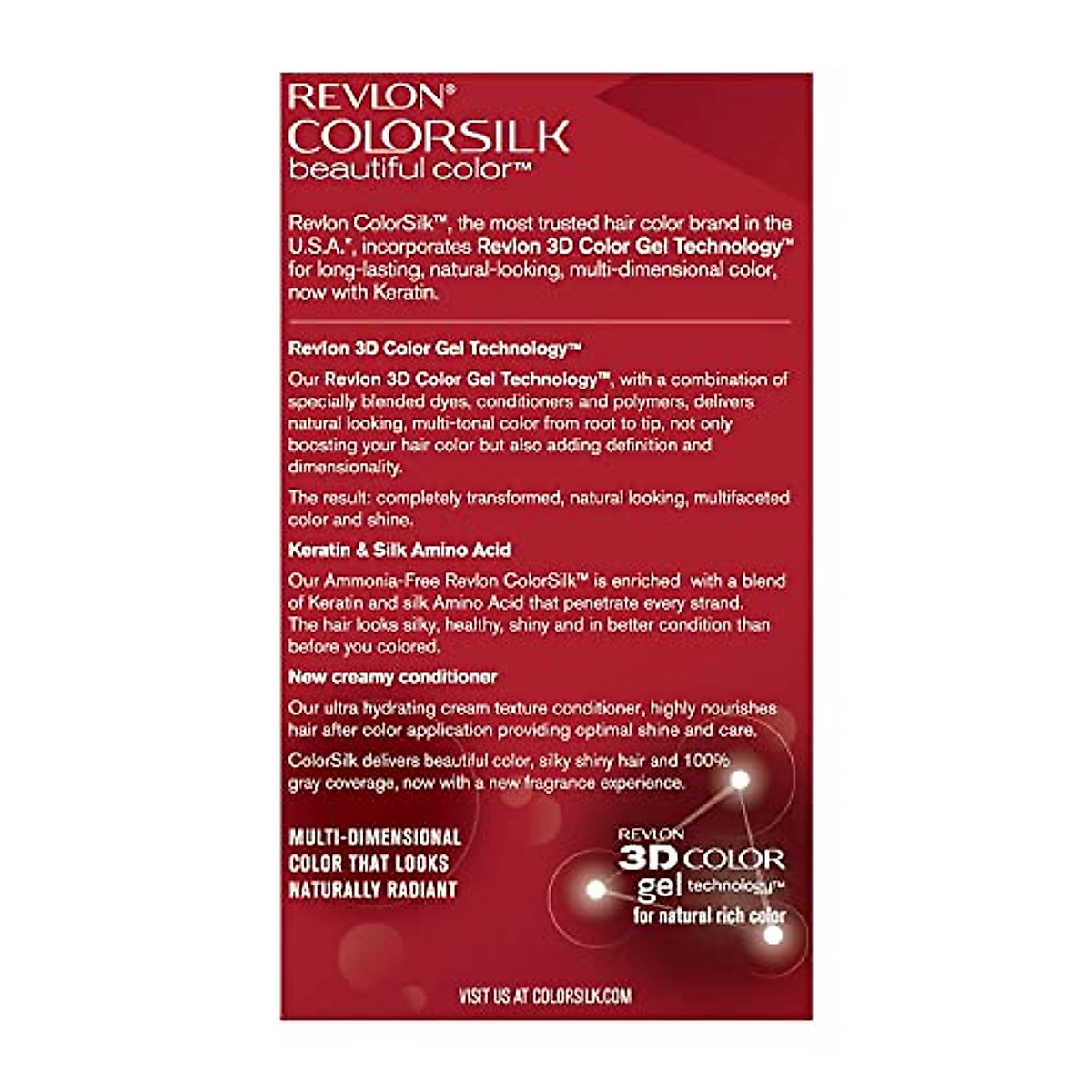 Revlon ColorSilk Beautiful Color Permanent Color, Ultra Light Natural Blonde 04, Pack of 3