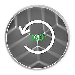 Mind Reader 2 Tier Lazy Susan Granola Bar and Snack Organizer,Home, Office, Breakroom, White