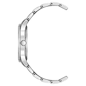 Amazon Essentials Unisex Bracelet Watch, Silver/Navy