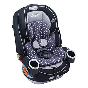 JYOKO Kids Cover Liner Made Cottton for car seat Compatible with Reducer Graco 4Ever (Winter Sky)