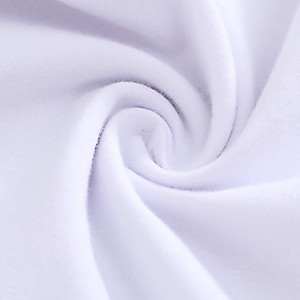 OPAWO Unisex Newborn Baby 3-Pack Cotton Knotted Gowns with Mitten Cuffs and Matching Hat for Boys Girls(Black,White,Gray/0-6 Months)