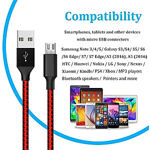 Exeric 3FT Micro USB Cable