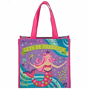 Stephen Joseph unisex child Stephen Joseph Gifts Medium Recycled Gift Bag, MERMAID, Medium US