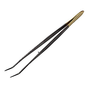 Meriam Premium Tweezers Cotton Pliers Dental Dressing Angled Tip Surgical Forceps Instruments ARTMAN Brand