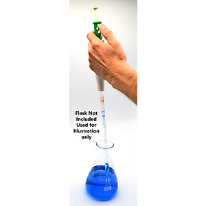 EISCO - Pipette Set with Pump. Set Includes 5.0ml Serological Pipette (Red), 10.0ml Serological Pipette, Green 10ml Pipette Pump