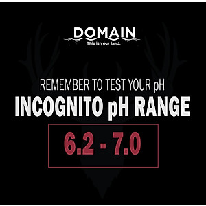 Domain Outdoor Incognito Deer Plot Seed, 1/4 Acre, Create Concealment to and from Stand or Plot, Designed to Grow Tall and Withstand Elements, Fast Growing