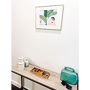 Lipper International 823 Bamboo Wood 3-Compartment Organizer Tray, 11 5/8" x 4 1/8" x 1 3/4"