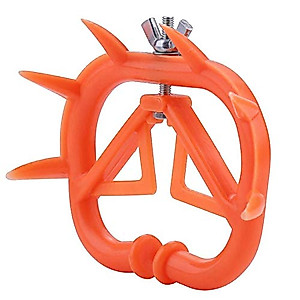 TIHOOD 10PCS Cow Nose Ring Farm Livestock Animal Weaner Red Plastic Weaning Tool for Calf Cattle Prevent Sucking