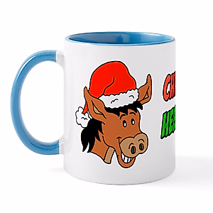 CafePress Italian Christmas Donkey Mug Ceramic Coffee Mug, Tea Cup 11 oz