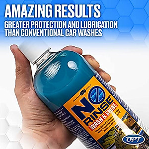 Optimum No Rinse Wash and Shine - ONR Car Wash, New Formula Version 5, Safe on Paint, Coatings, Wraps, and Interior, Rinseless Wash provides a Car Wash Soap Alternative (8 oz)