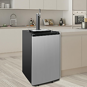 Clarfey Keg Dispenser,Draft Beer Dispenser, Full Size Keg Refrigerator