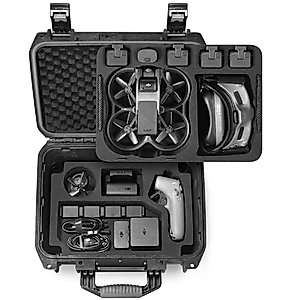 Lekufee Waterproof Hard Case Compatible with DJI Avata Pro Combo/DJI Goggles Integra/DJI Goggles 2/DJI RC Motion 2 and More DJI Avata Drone Accessories(Case Only)