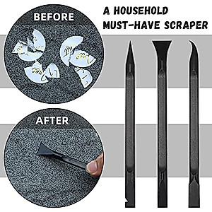 18 Pieces Non-Scratch Plastic Scraper Tool Carbon Fiber Plastic Scraper Multi-Purpose Scraper Pen-Shaped Scraper Cleaning Scraper Tool for Cleaning Small and Narrow Space