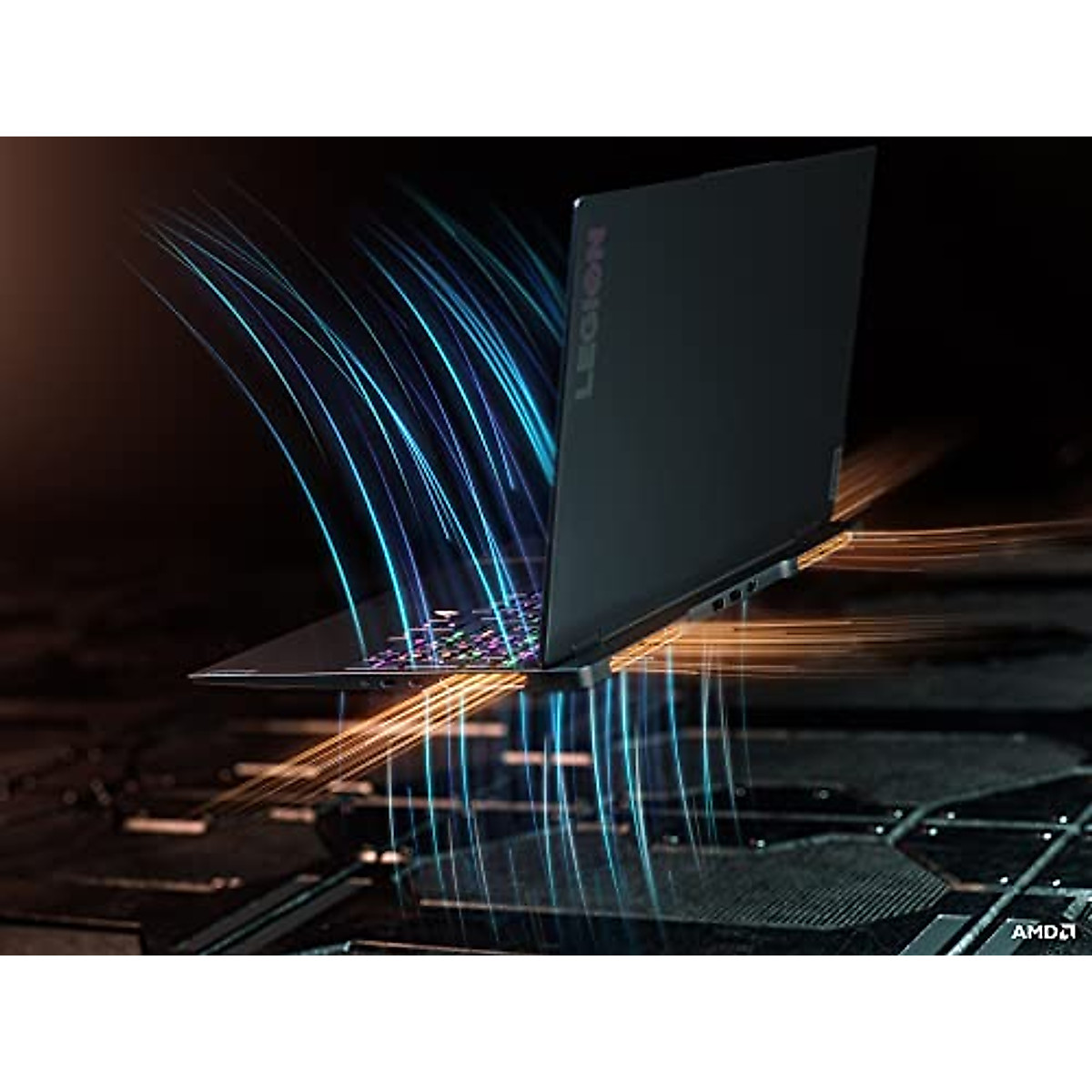 Lenovo - Legion Slim 7 - Gaming Laptop - AMD Ryzen 7 5800H - 16GB DDR4 RAM - 2 x 1TB NVMe TLC SSD - NVIDIA GeForce RTX 3060 Max-Q Graphics - 15.6" FHD 165 Hz - Windows