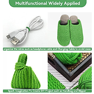 MAQIHAN 2 Pack Garden String - Plant Ties,Garden Twine,Gardening Tape,Tree Support, Stretchy Ttrap for Plants,Trees,Flowers,Green Soft Plant Ties for All Plants All Gardeners(35M/Roll,115FT)