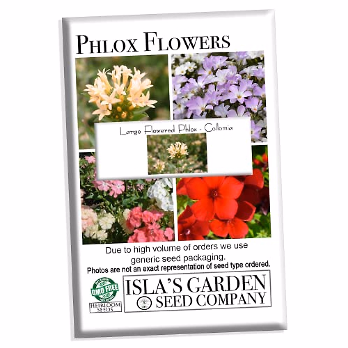 "Large Flowered Phlox" Collomia Seeds for Planting, 50+ Flower Seeds Per Packet, (Isla's Garden Seeds), Non GMO & Heirloom Seeds, Scientific Name: Collomia grandiflora, Great Home Flower Garden Gift