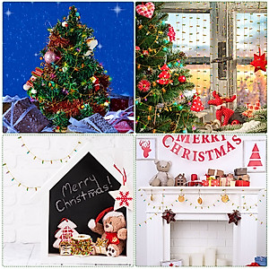 Tuanse 32.8 Feet Dollhouse Fake Light String Valentine‘s Day Mini Craft Miniature Lights Fairy Dollhouse Miniature String Miniature Decorations for Craft Christmas Valentine‘s Day(Multicolor)