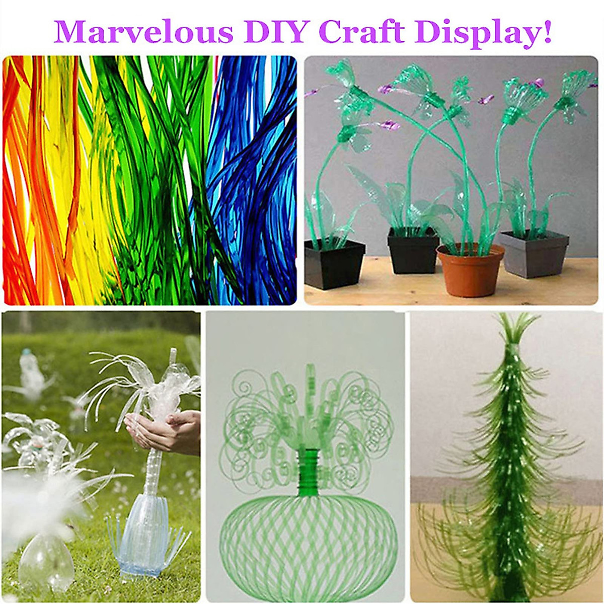 Plastic Bottle Cutter, Creative Plastic Bottle Rope Maker Home Plastic Bottle Rope Making Tool Outdoor DIY Artistic Plastic Bottle Rope Maker