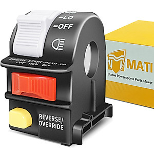 M MATI 4010262 4110243 4110248 Left Handlebar Switch Assembly for Polaris Sportsman Scrambler Magnum Trail Blazer Trail Boss Diesel Xpedition Xplorer Sport Worker