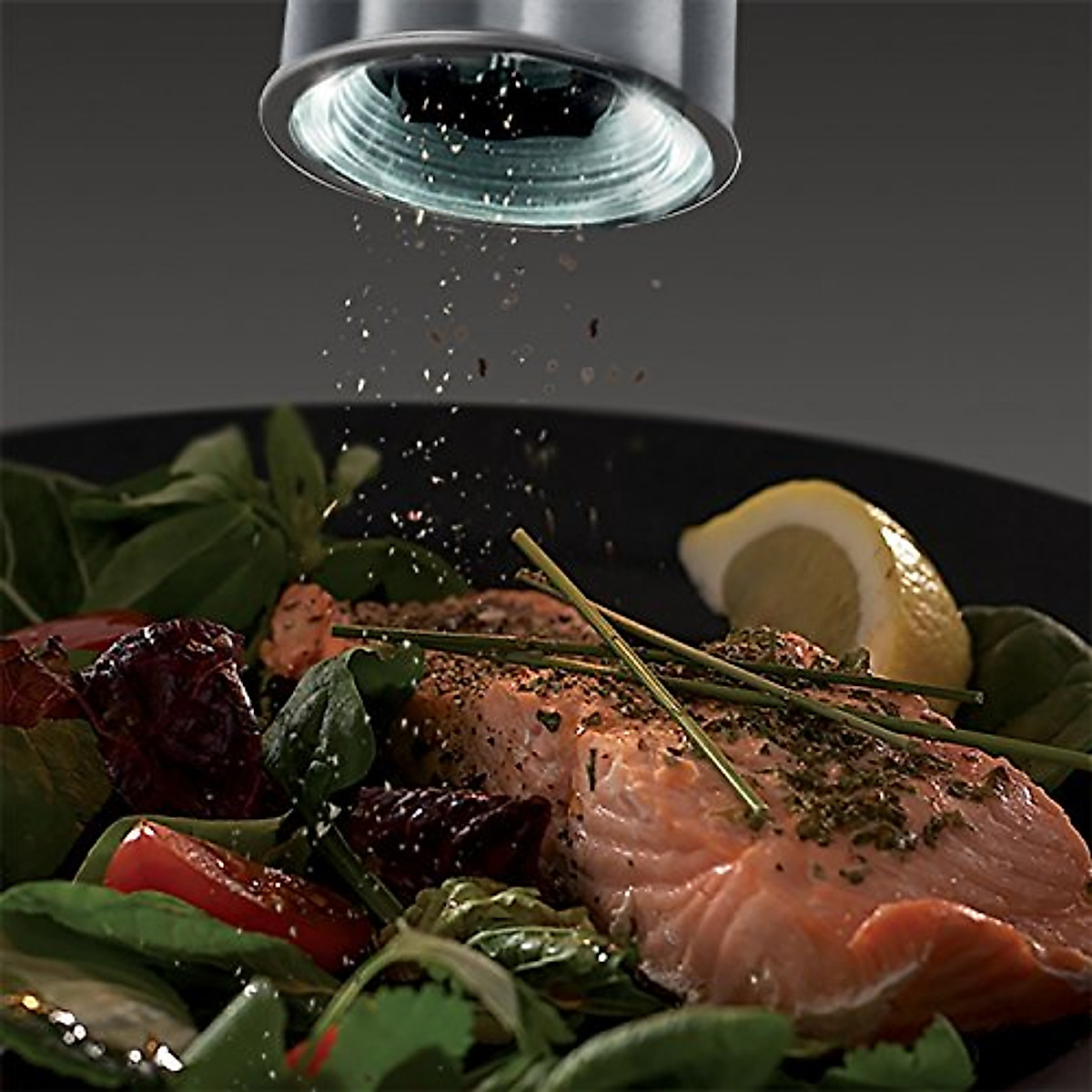 Russell Hobbs Battery Powered Salt and Pepper Grinders 23460-56 - Stainless Steel and Silver