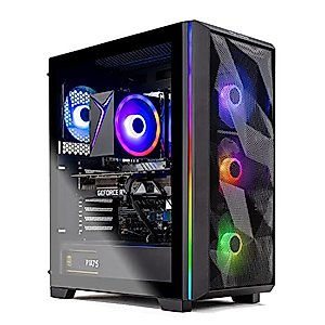 Skytech Gaming Skytech Chronos Gaming PC Desktop – Intel Core i5 12600K 3.7 GHz, NVIDIA RTX 3070, 1TB NVME SSD, 32GB DDR5 RAM, 650W Gold PSU, 240mm AIO, 11AC Wi-Fi, Windows 11 Home 64-bit