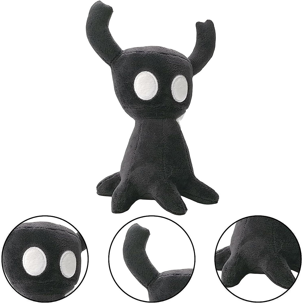Game Hollow Knight Plush Toy, Cute Kawaii Cartoon Game Character Plush Doll, Soft Hollow Knight Plush Pillow, Great Gift for Kids and Game Fans(Dark Souls)