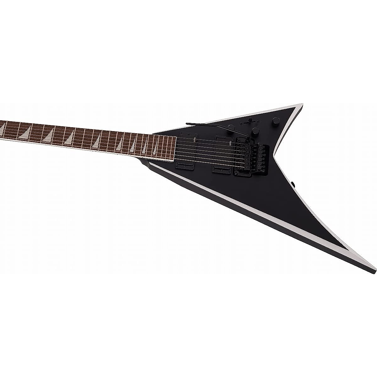 Jackson X Series Rhoads RRX24-MG7 Electric Guitar - Satin Black with Primer Gray Bevels