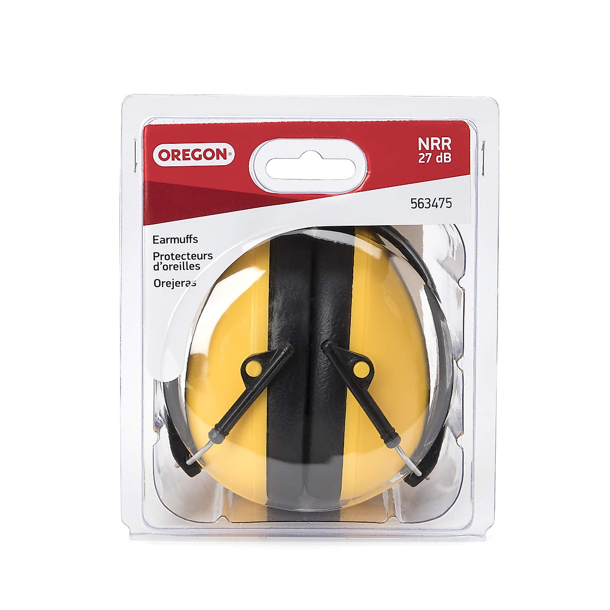 Oregon 563475 Chainsaw Earmuffs, Yellow