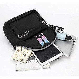 Yongshida Kpop Fashion BTS Backpack Colleage Bookbag School Bag Jimin Suga Jin Jhope RM jung kook V Fans Casual Daypack BTS Merchandise