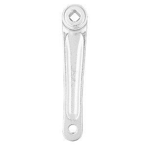 Bnineteenteam 170mm Bike Crank Arm Aluminum Alloy Left Hand Crank Arm Replacement Accessory for Mountain Bike Road Bike(Silver-)