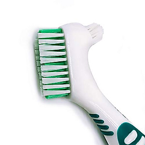 myKimono Premium Hygiene Denture Cleaning Brush Set, Multi-Layered Bristles & Ergonomic Rubber Handle, for Denture Care(Pack of 2)