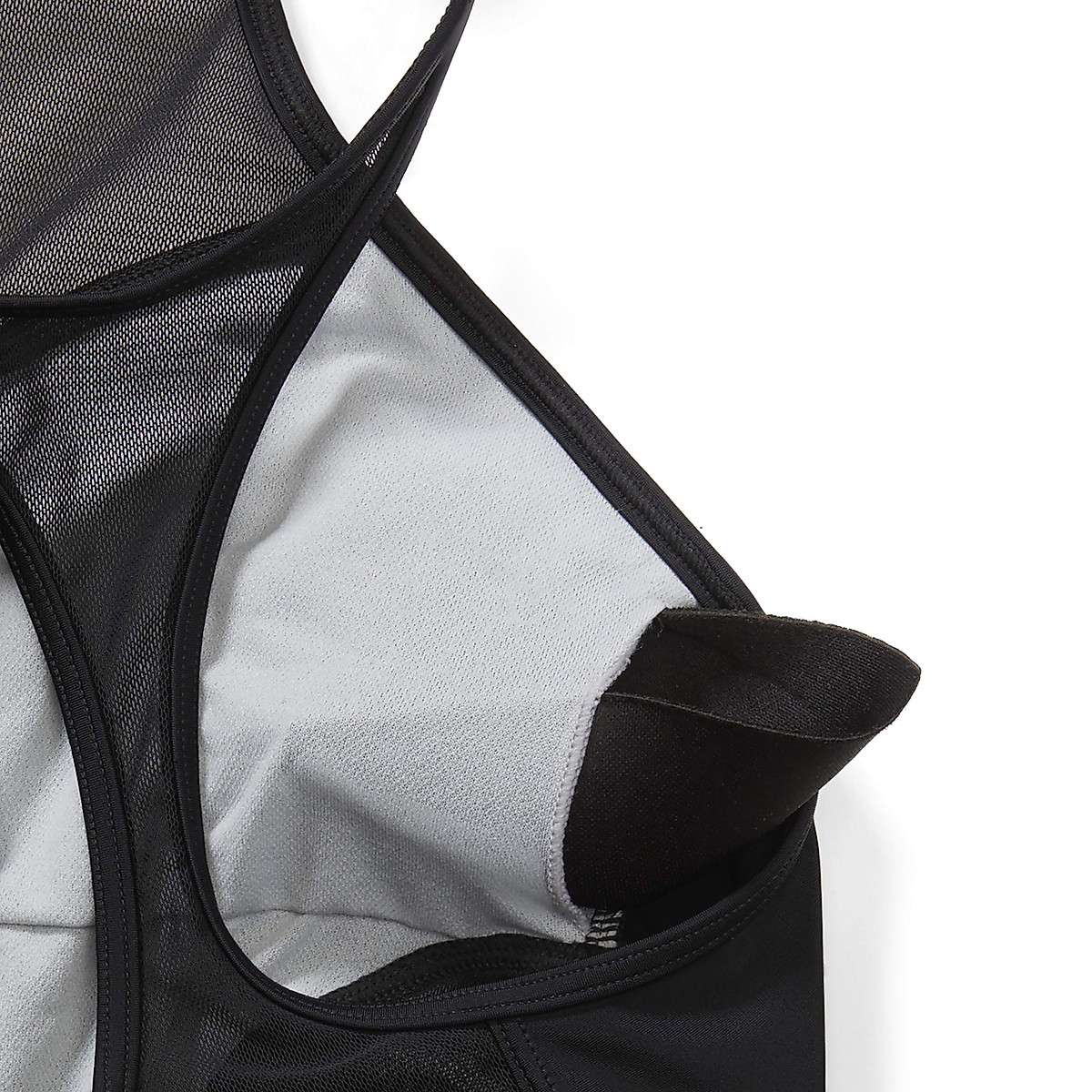 Speedo Women's Swimsuit One Piece High Neck Contemporary Cut Speedo Black Zip 10