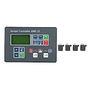 Generator set DC 8-35V AMF-25, generator automatic controller, Automatic or manual start/stop, Generator set measurement U1-U3, I1-I3, Hz, kVA, kW, kVAr, kWh
