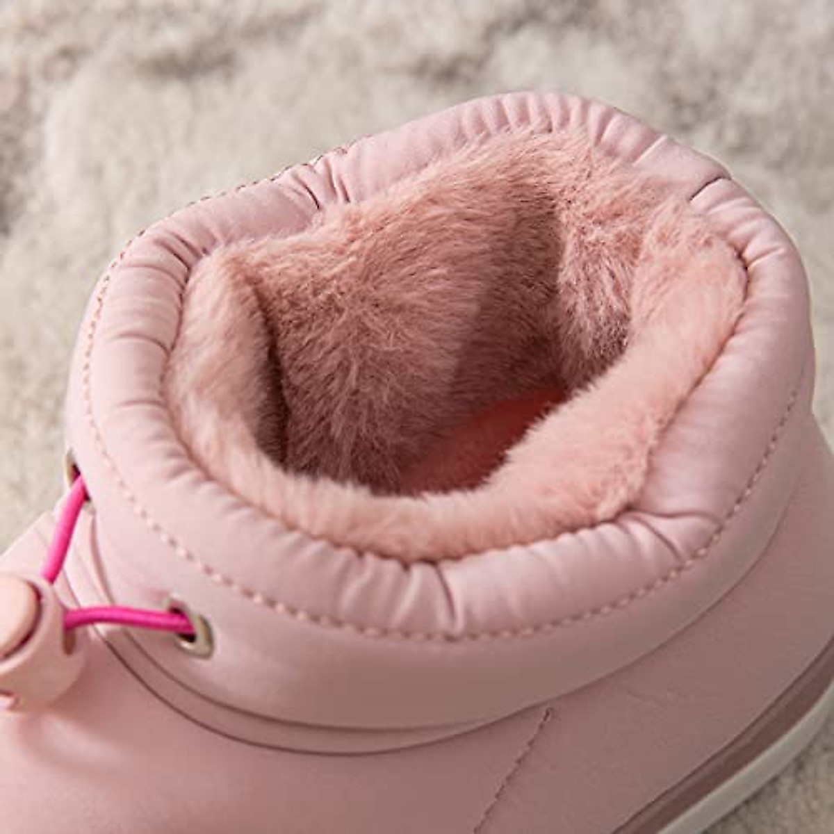 Cowboy Boots Women Warm Water Velvet Short Expansion Belt Snow Flat Tall Western Boots for Women Platform Heel Aluminum Toe Casual Knee High Western Boots for Women