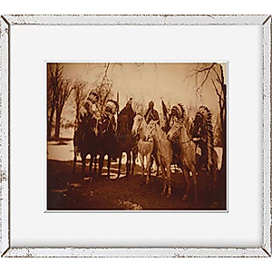 INFINITE PHOTOGRAPHS Photo: Chief,Little Plume,Buckskin Charley,Geronimo,Quanah Parker,Hllow Horn Bear,c1900