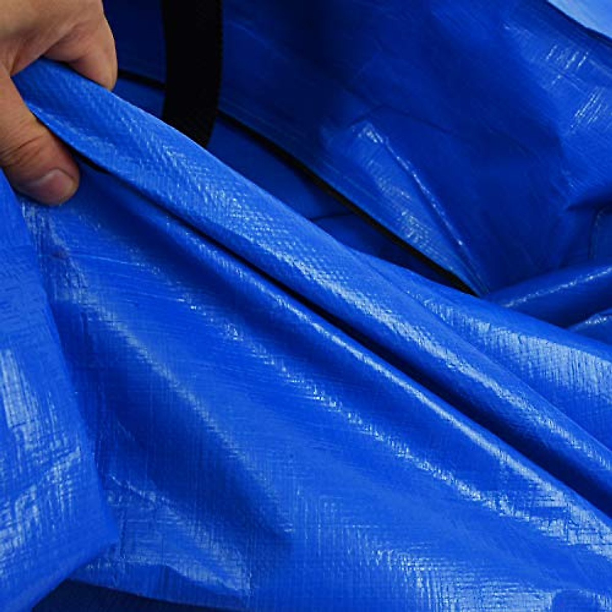 8 PACK Heavy Duty Moving Bags, Extra Large Storage Bags with Zippers Handles Backpack Straps，Moving Boxes Totes for Clothing Storage, College Moving Supplies, Compatible with IKEA Frakta Hand Cart