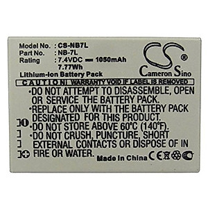 FYIOGXG Cameron Sino Battery for Canon PowerShot G10, PowerShot G10 is, PowerShot G11, PowerShot G12 1050mAh