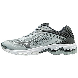 Mizuno Women's Wave Lightning Z5 Volleyball Shoe, grey, 10 B US
